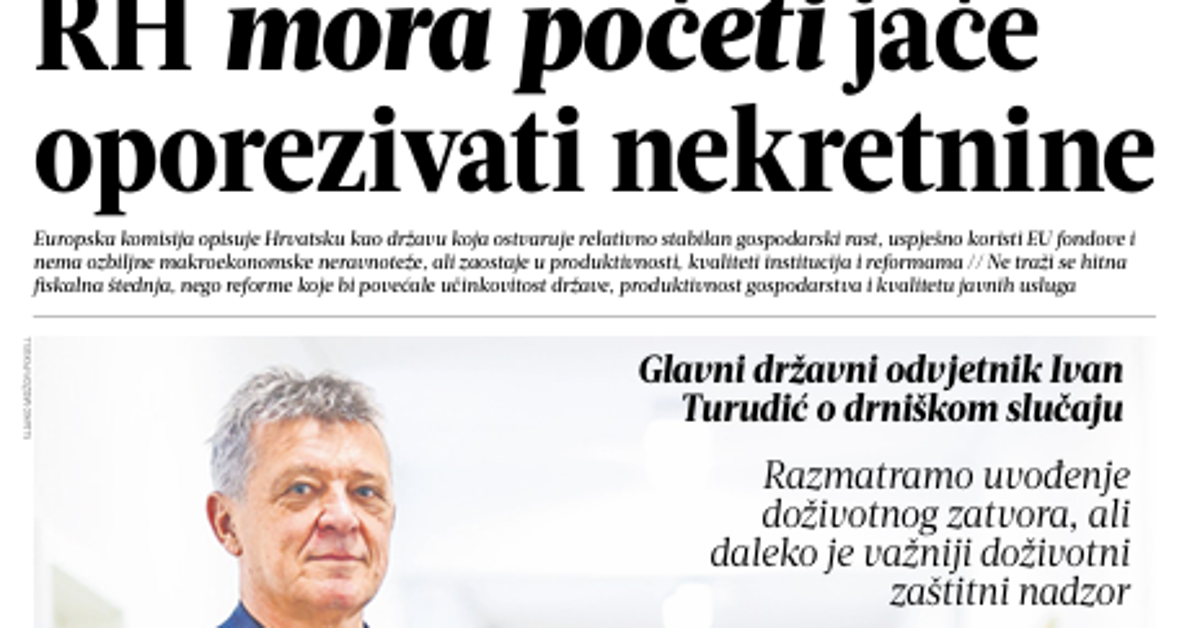 Večernji list naslovnica - 05.06.2026. | Večernji.hr