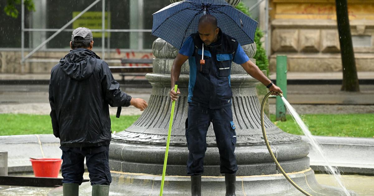 FOTO Kome kiša smeta još? Radnici obavili generalku fontane na ...